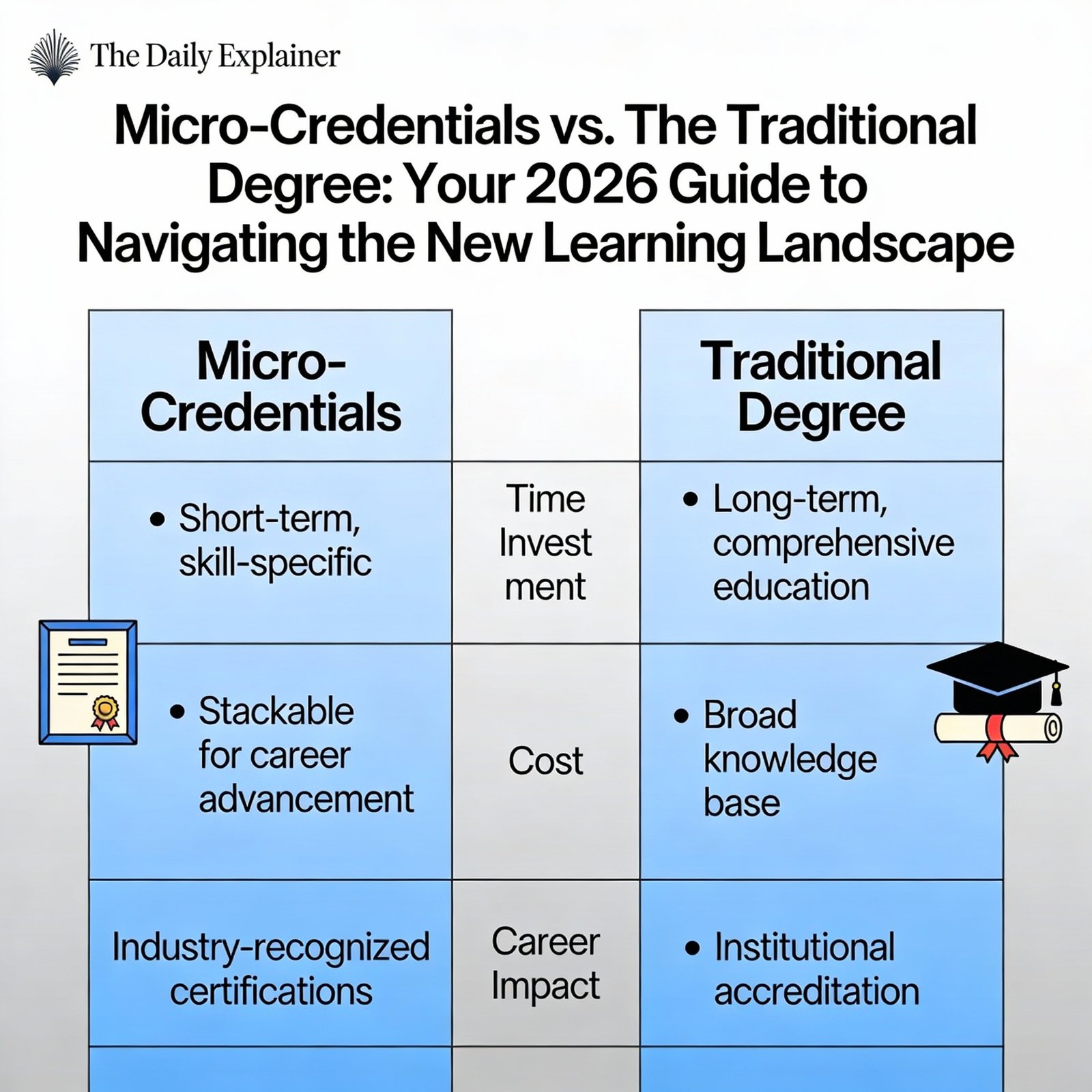 Micro-Credentials vs. Degrees: A 2026 Guide for Career Success | The ...